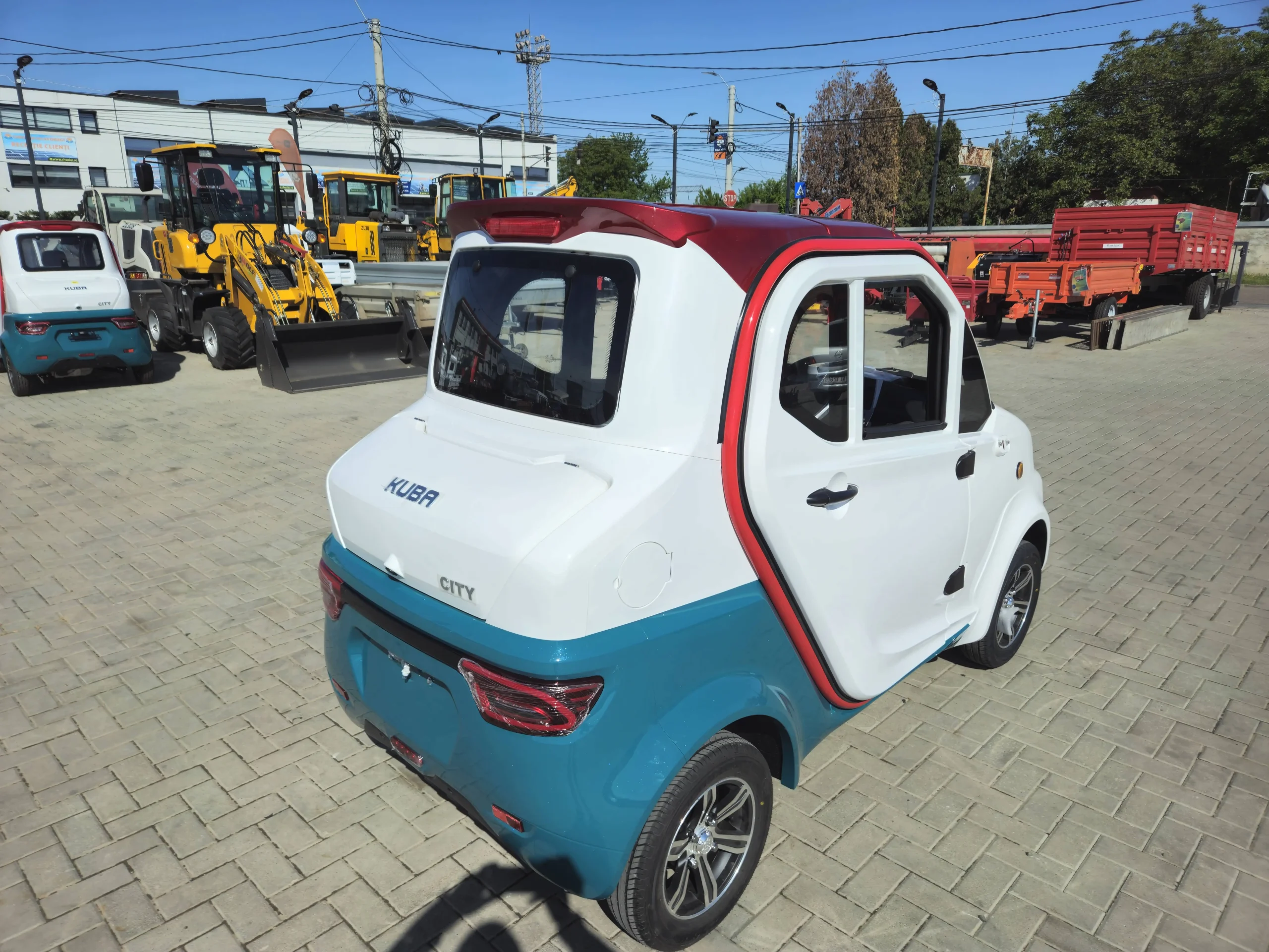 Masina electrica KUBA CITY fara permis 90 Km autonomie,